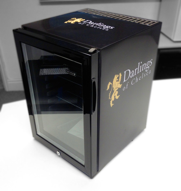 Custom Mini Bar Fridge For Darlings of Chelsea